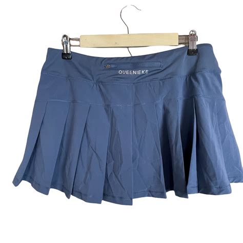 Queenieke Women Ultra Skirt Athletic Gym Skorts Sports Tennis Blue Size L Ebay