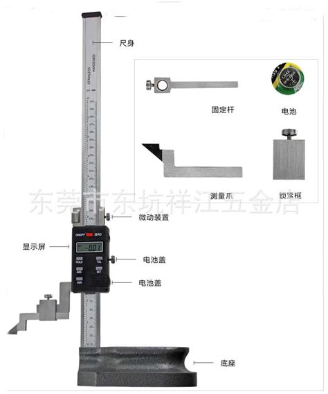 高度尺怎么读数 高度尺怎么看刻度的 数字高度尺怎么看 第11页 大山谷图库