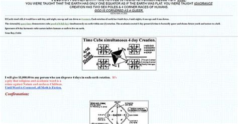 I Believe Everyone Ought To Be Subjected To Time Cube Theory At Least
