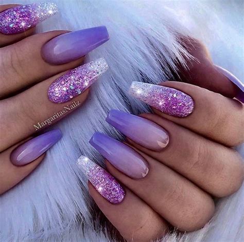 69 Trendy Glitter Coffin Nail Designs Nailsquad Pinknails