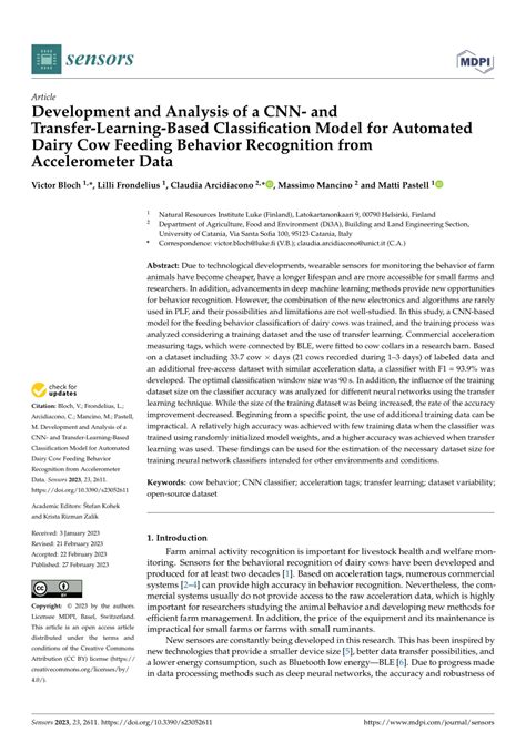 Pdf Development And Analysis Of A Cnn And Transfer Learning Based Classification Model For
