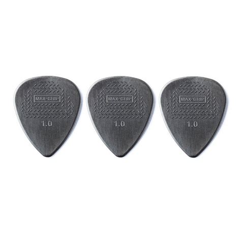 Palheta Dunlop Max Grip Mm Nylon Cinza Unidades O Ac Stico Refer Ncia Em Instrumentos