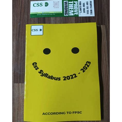 Css Syllabus Suggested Books Group Selection 2022 2023 By Css