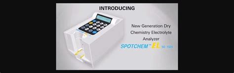 Arkray Electrolyte Analyzer Spotchem El Se 1520 At ₹ 155000 Diagnostic Test Kit In Ahmedabad