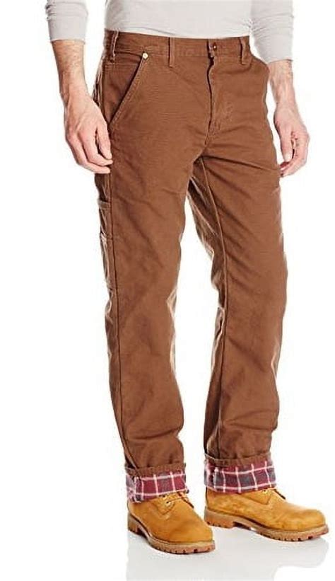 Relaxed Fit Flannel Lined Carpenter Jean