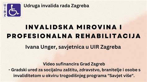 PRAVNO SAVJETOVALIŠTE Invalidska mirovina i profesionalna