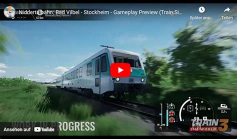 DTG TSG Niddertalbahn Bad Vilbel Glauburg Stockheim für TSW3