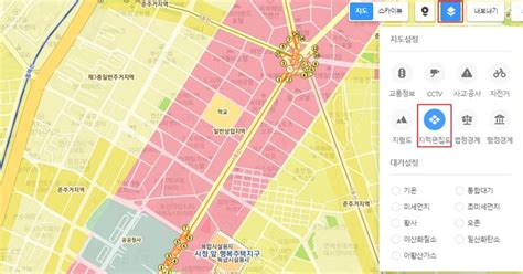다음 지적도 네이버지도 지적도 가장 쉽게 사용하는 방법 Map Map Screenshot