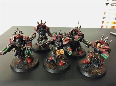 Converted Horus Heresy 30k Word Bearer Cataphractii Terminators Made