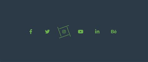 Amazing Social Media Hover Effects By Romincomputer Codecanyon