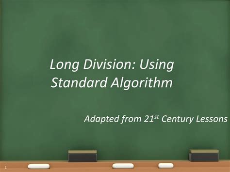 PPT Mastering Long Division Step By Step Algorithm Practice PowerPoint Presentation ID 9207904