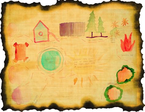 Printable Treasure Map Tims Printables Treasure Map A4 Giclee Print