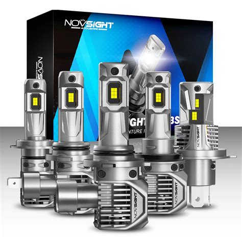 NOVSIGHT H4 LED H7 H11 H8 H9 9005 HB3 9006 HB4 22000LM 100W Super ...