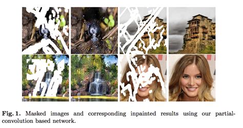 Partial Convolution Pconv Image Inpainting For Irregular