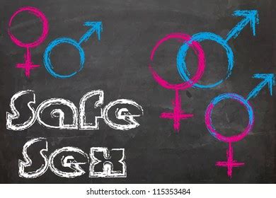 Sex Symbols Drawn Onto Chalk Board Stock Illustration Shutterstock