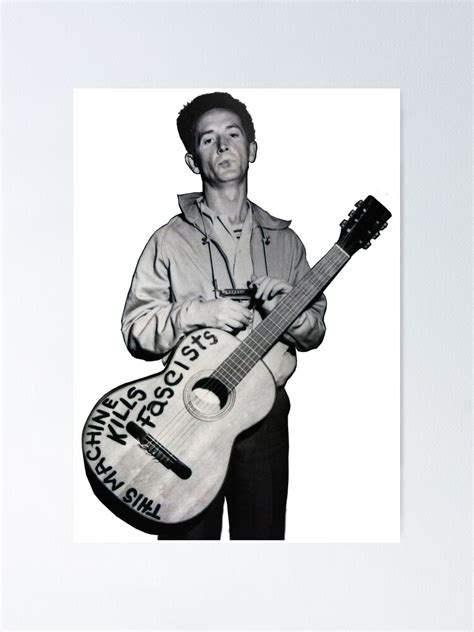 This Machine Kills Fascists Poster For Sale By Autonomy Redbubble