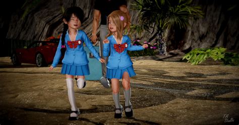 Jecbsplace Fantasy Dasha And Tiffany Day On The Beach P1 🏖️ 3dcg