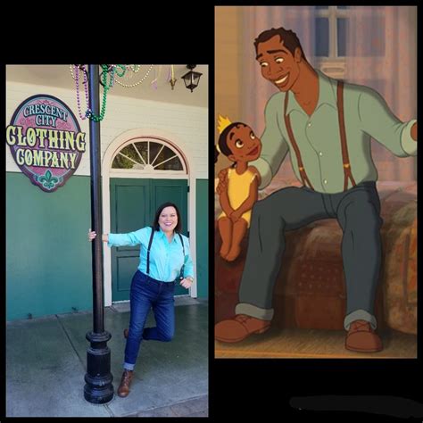Princess And The Frog Tianas Dad Father James Mint Teal Blue