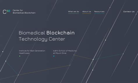 Center For Biomedical Blockchain CSS Design Awards