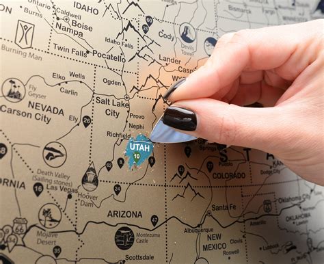 Scratch Off Us Map Patriotic Usa Map Black Travel Map Etsy