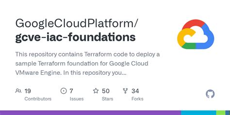 GitHub GoogleCloudPlatform Gcve Iac Foundations This Repository Contains Terraform Code To
