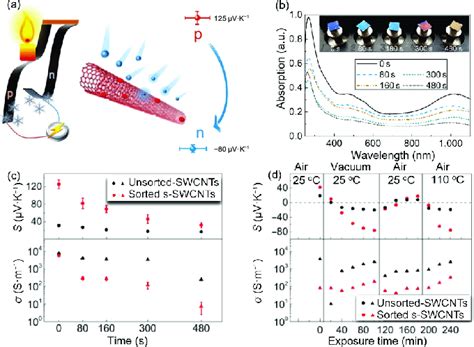 Thermoelectric Performances With Single Walled Carbon Nanotubes A