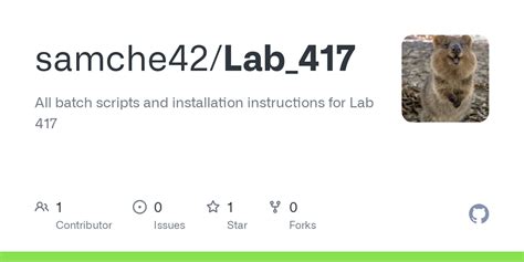 Github Samche42lab417 All Batch Scripts And Installation