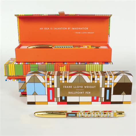 Frank Lloyd Wright Saguaro Forms And Cactus Flowers Boxed Pen Galison