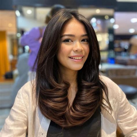 36 Trendy Curtain Bangs Look Incredible On Everyone — Dark Hair Layers