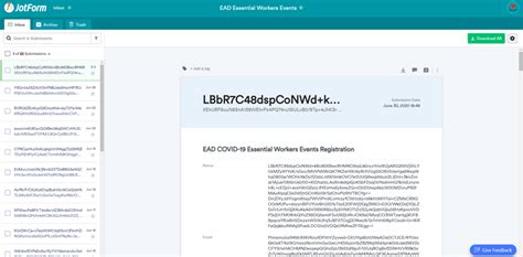 Form Submissions In Inbox Are All Encrypted