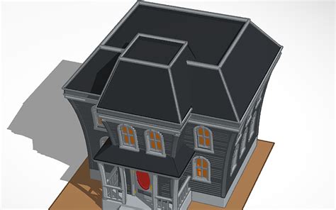 3d Design Halloween House Tinkercad