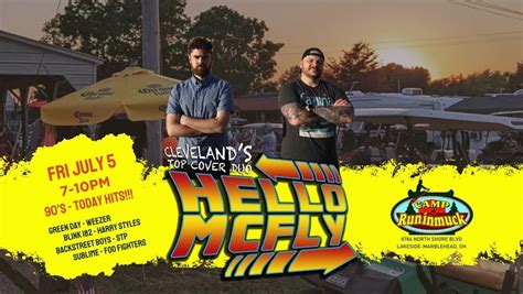 Hello Mcfly Duo At Camp Runinmuck Camp Runinmuck Lakeside Marblehead