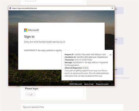 Nodejs 24bot Authentication Msgraph No Reply Address Is Registered