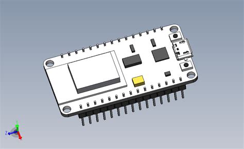 Arduino开源wifi模块solidworks 2020模型图纸下载 懒石网