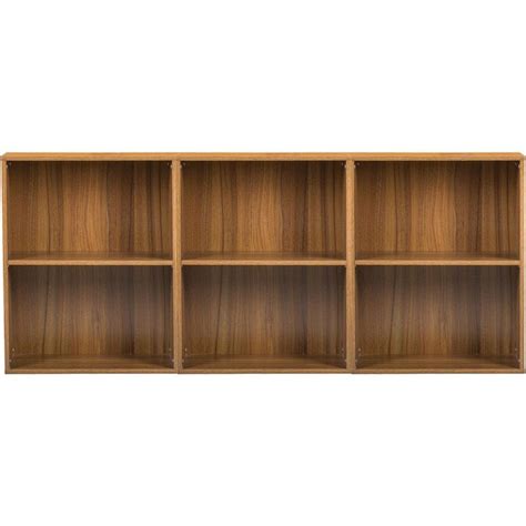 3pc Sturdy Mdf Cube Storage Book Case In Walnut Buy Cube Shelves