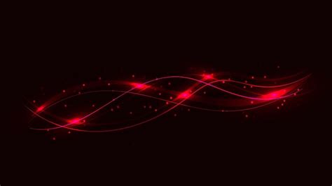 Une Vague Rouge Avec Une Traînée Lumineuse Au Centre Vecteur Premium
