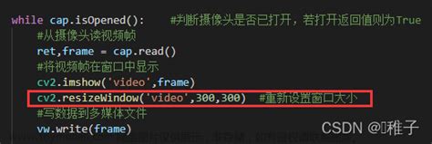 4通过opencv采集摄像头视频数据 Toy模板网