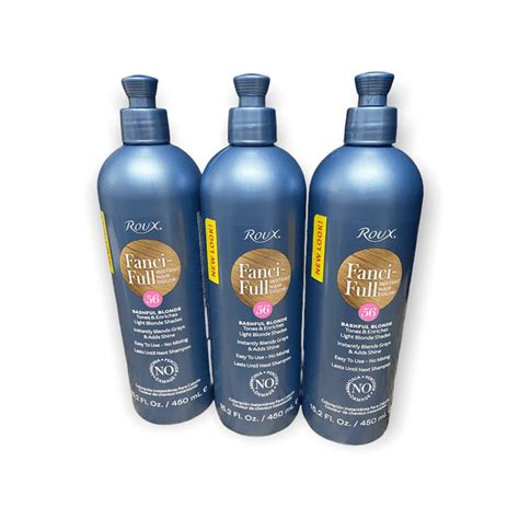 Roux Fanci Full Hair Color Rinse 56 Bashful Blonde 15 Oz Pack Of