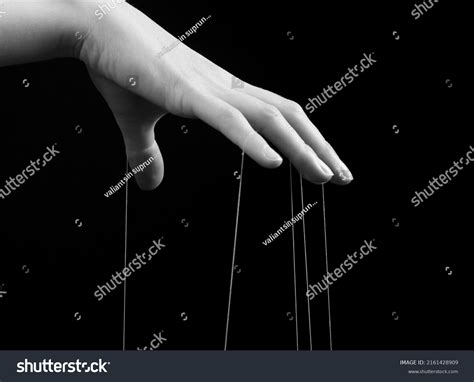 Woman Hand Strings On Fingers Manipulation Stock Photo 2161428909 Shutterstock