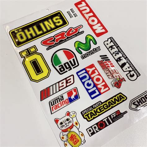 Tem Nổi Tổng Hợp Ohlin Mèo Thần Tài Cao Cấp Dán Xe Máy ô Tô Mũ Bảo Hiểm Chống Thấm Nước