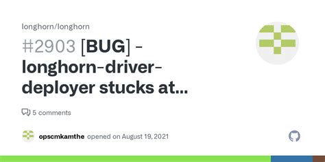 Bug Longhorn Driver Deployer Stucks At Init Issue