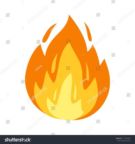 Vector Fire Sprites Flames Icon Bonfire Burning Explosion Torch