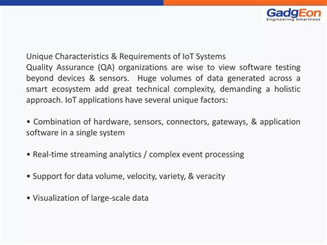 Iot Application Testing Complexities And Challenges Ppt