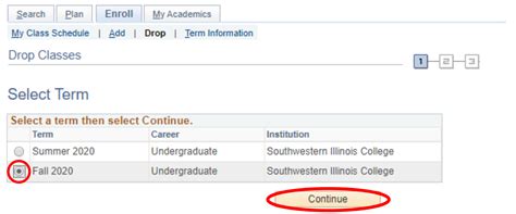 Drop A Class Southwestern Illinois College