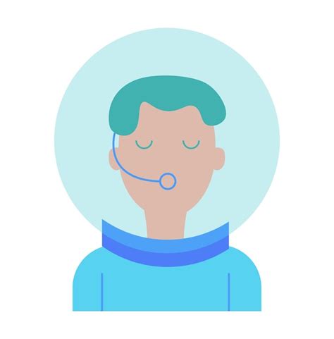 Premium Vector Sleeping Astronaut Or Cosmonaut In A Spacesuit In Space Icon Spaceman