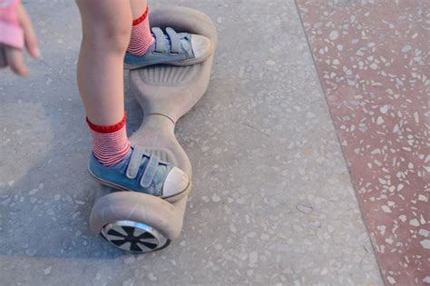 Premium Photo Girl On A Hoverboard