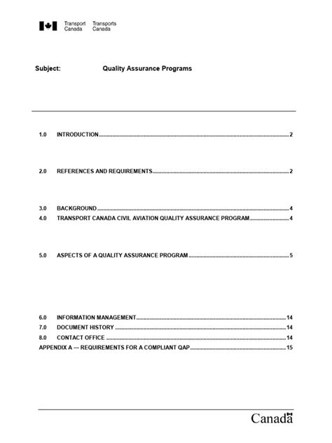 Ac Qua 001 Issue 01 Quality Assurance Programs Pdf Quality Assurance Audit