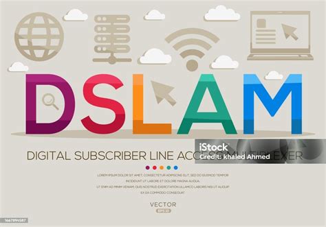 dslam digital subscriber line access multiplexer stock illustration