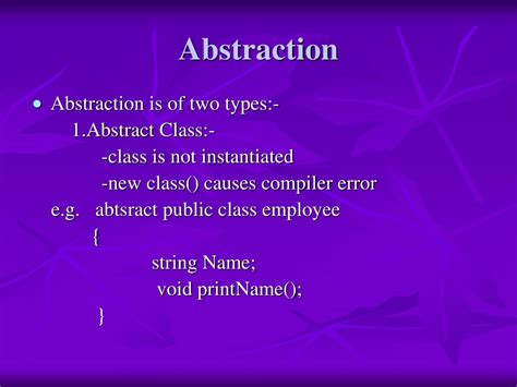 Ppt Oops Concepts In C Net Abstraction Encapsulation