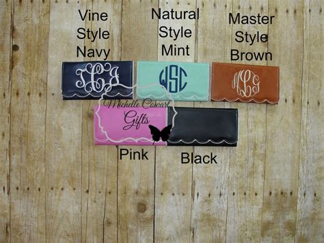 Monogrammed Purse Monogrammed Handbag Mint Black Brown Etsy
